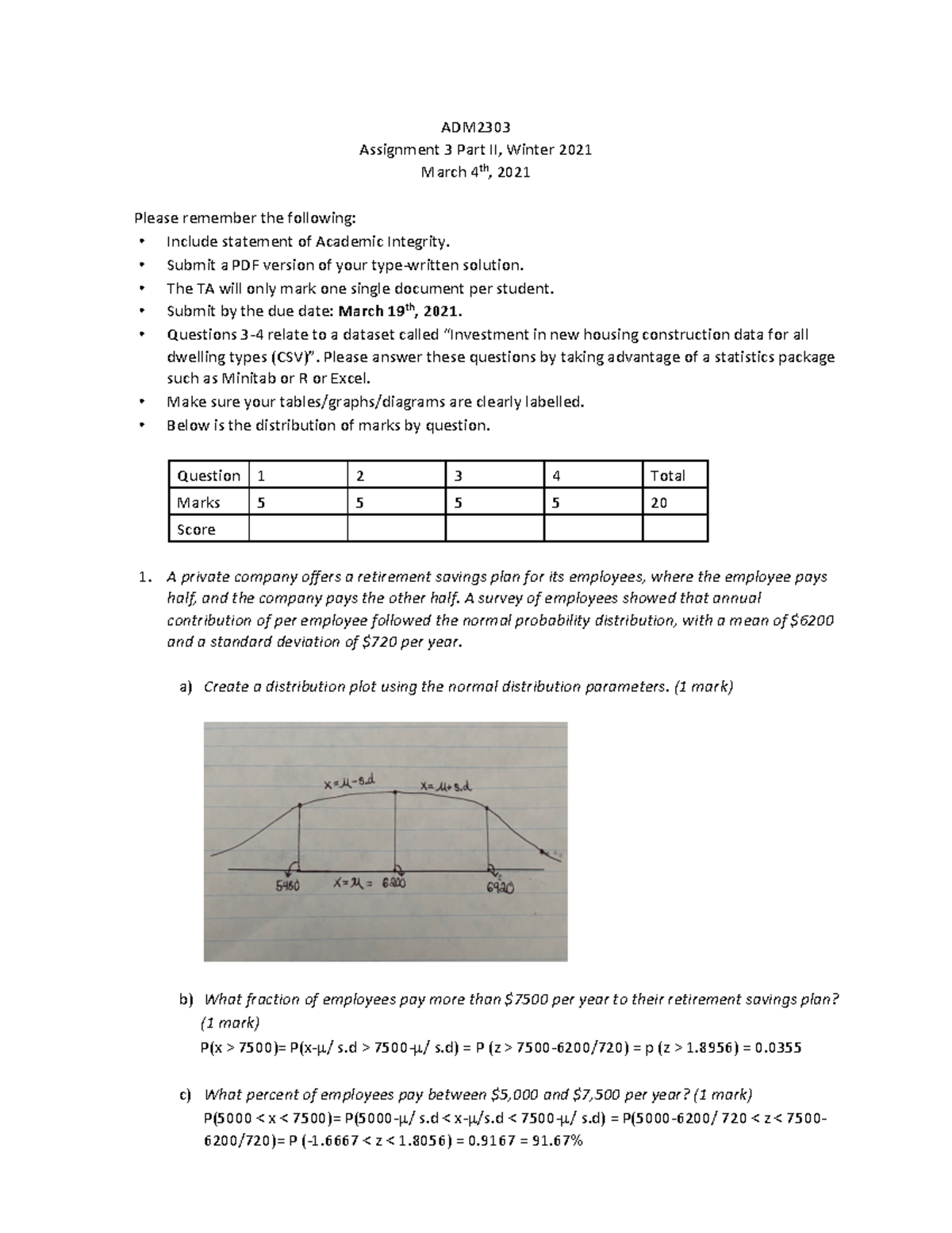 Assignment 3 -2303 (Business Analytics) - ADM Assignment 3 Part II ...