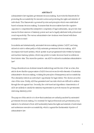 Summer 2022 LLH401 Assessment Task 1 Task Sheet - Assessment Task 1 Task Sheet LLH401 Legal ...