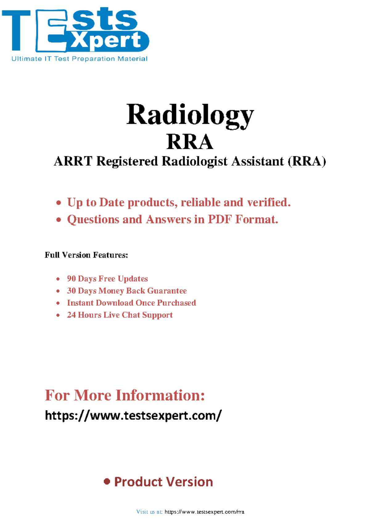 Surpass the ARRT Registered Radiologist Assistant (RRA) Exam - Up to ...