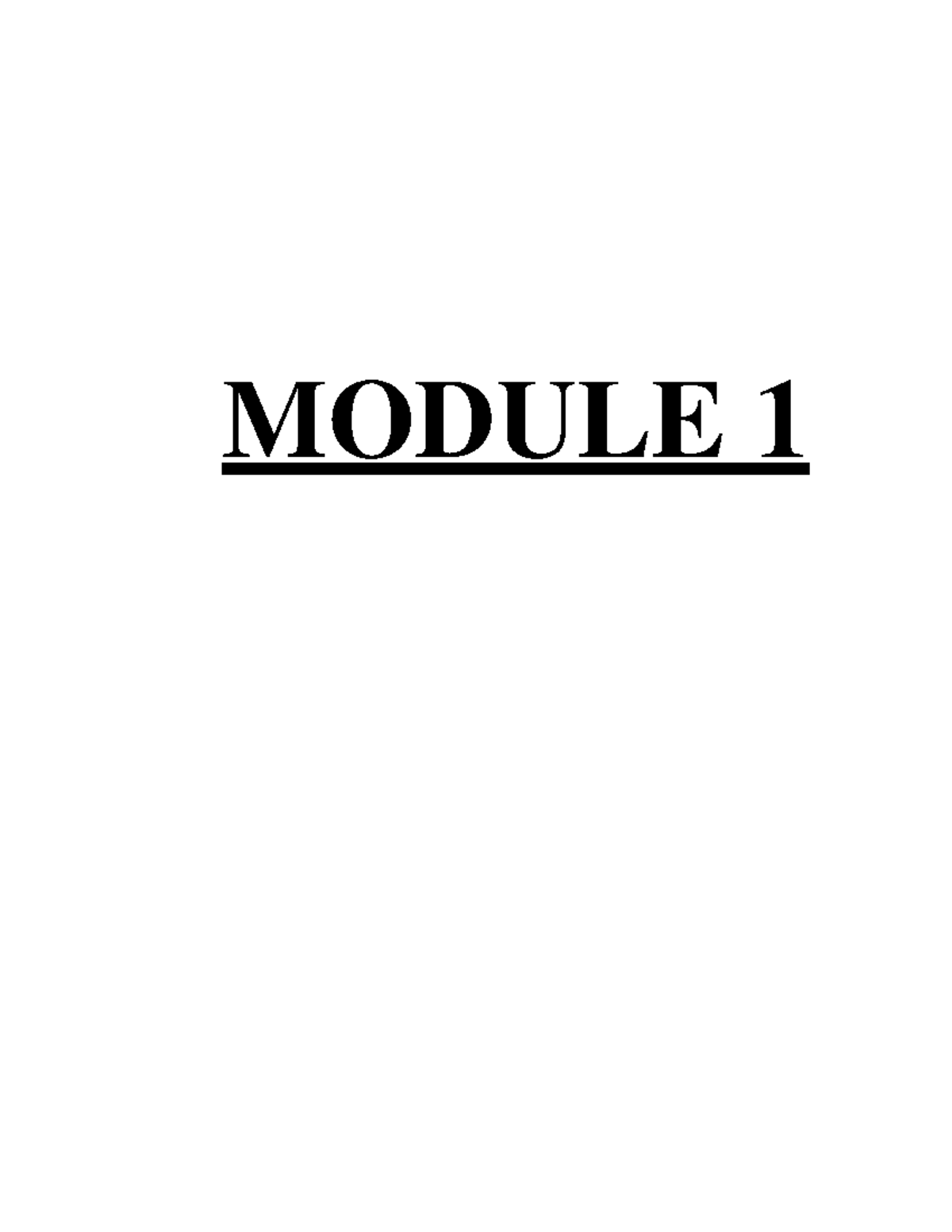 BCE Module 1 - MODULE SYLLABUS General Introduction to Civil ...