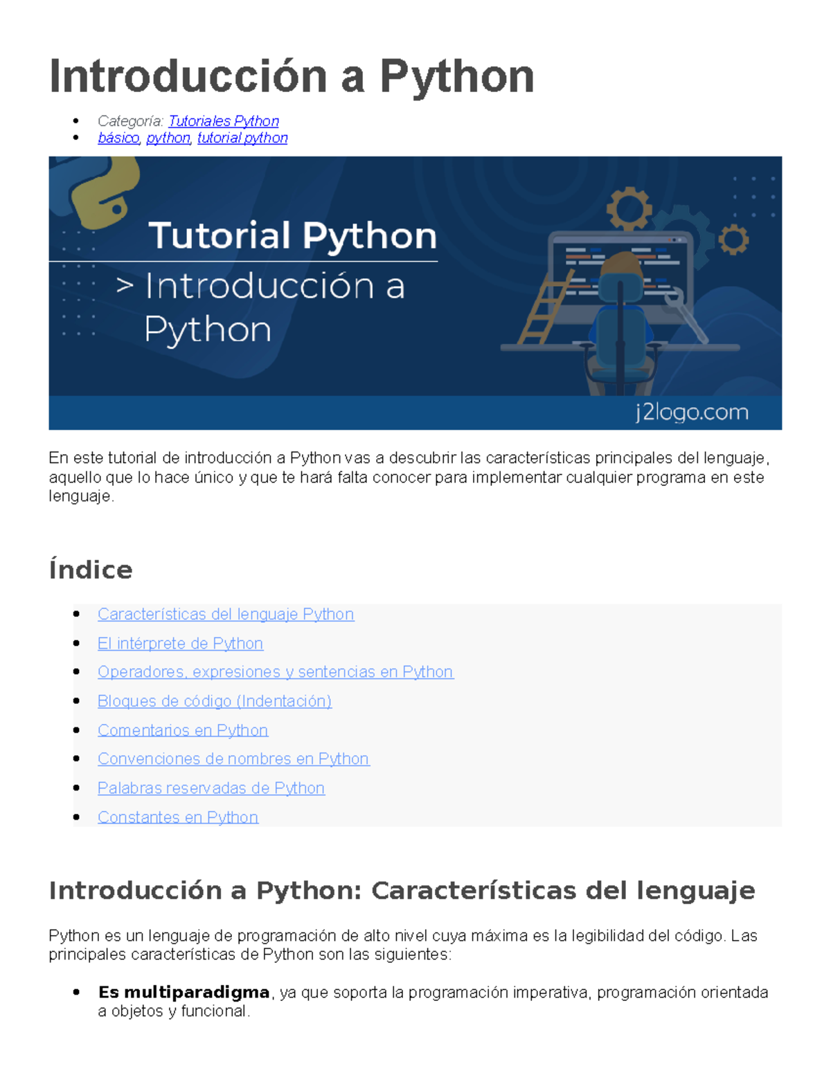 Introducción a Python J2logo desde cero - Introducción a Python ...