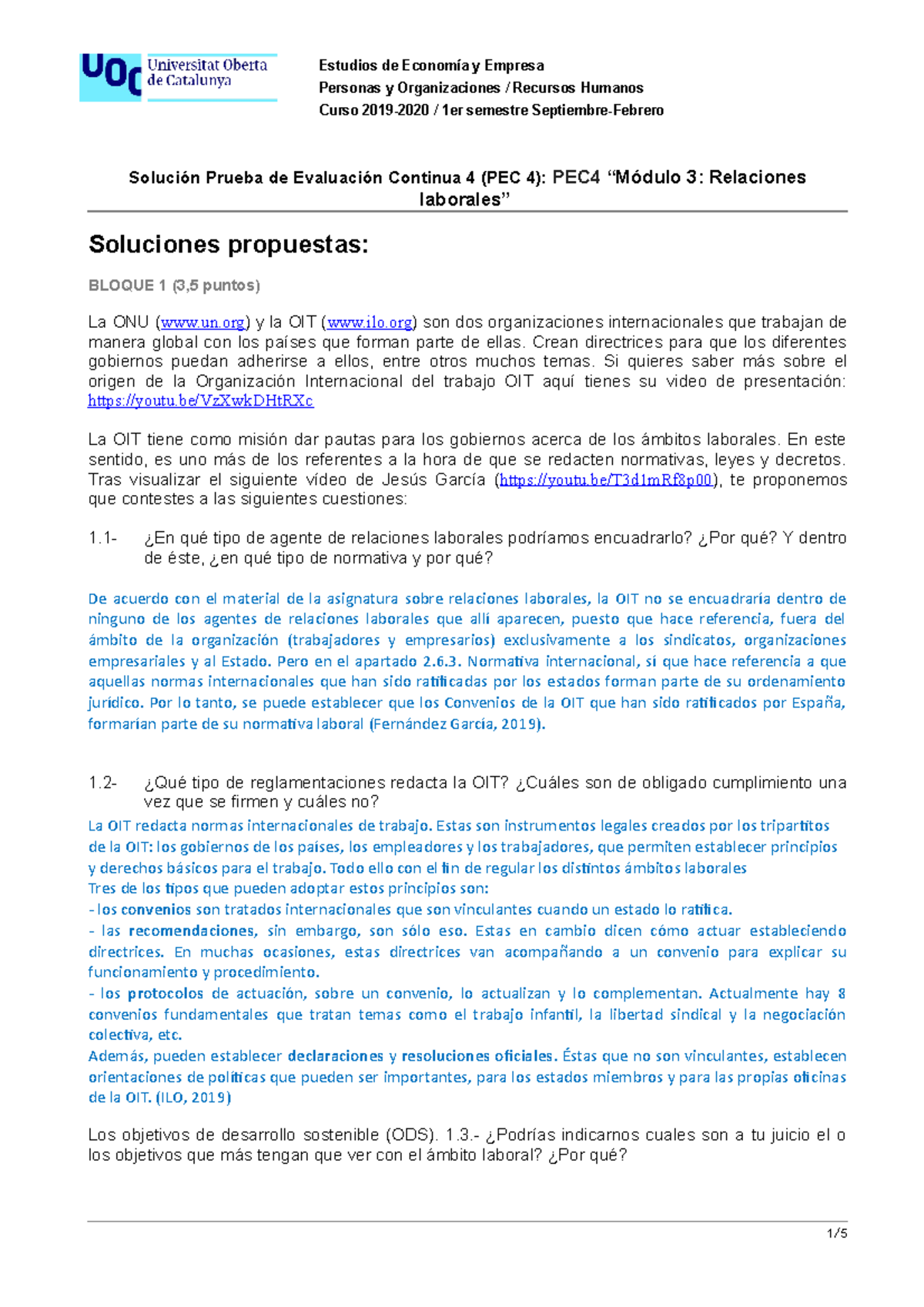 Solución PEC4 2019 CASTELLANO - Estudios de Economía y Empresa Personas y Organizaciones ...