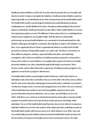 Beattie's model - Beaie’s model 1991 – essay plan Health promoion ...