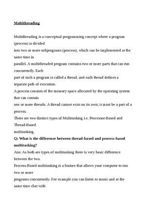 Fundamentals of Java - Assignment - FACULTY OF MANAGEMENT, SYMBIOSIS ...