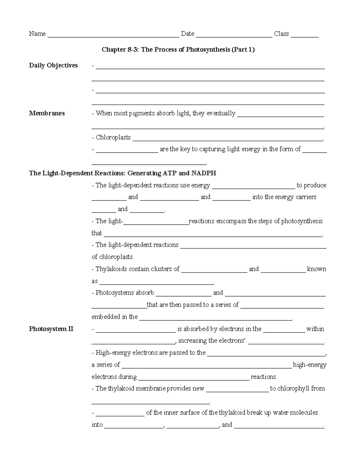 Guided Notes 8-3 - answer - Name ...