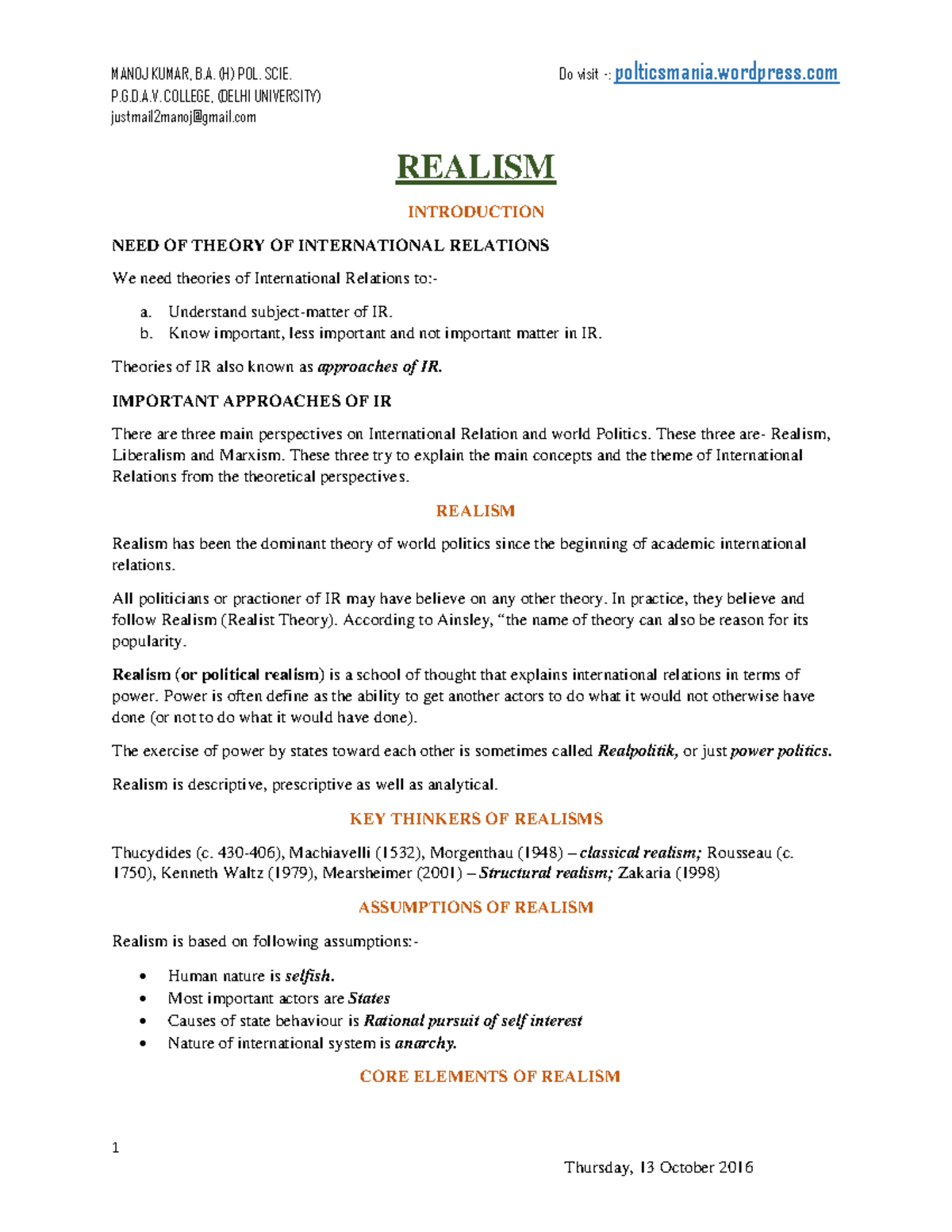 realism-classical-realism-neo-realism-neo-classical-realism-and-it