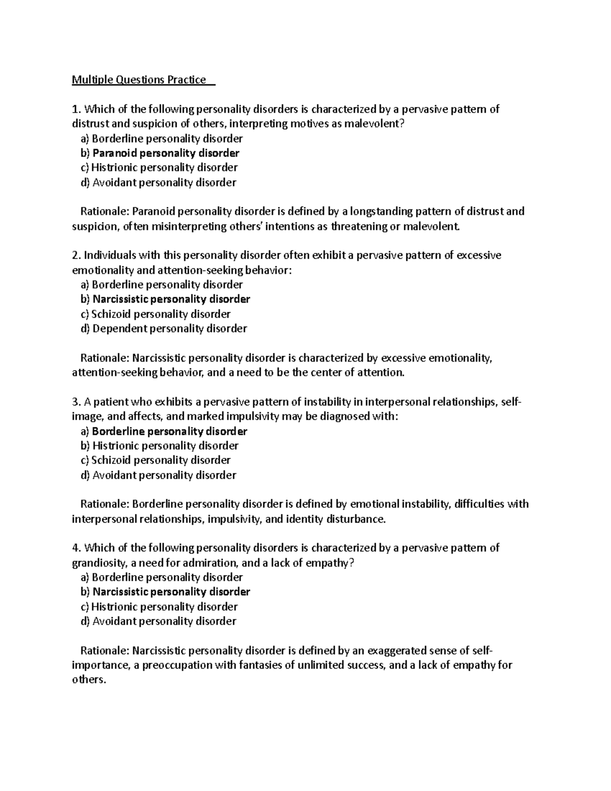 20 items presentation - questions - Multiple Questions Practice Which ...