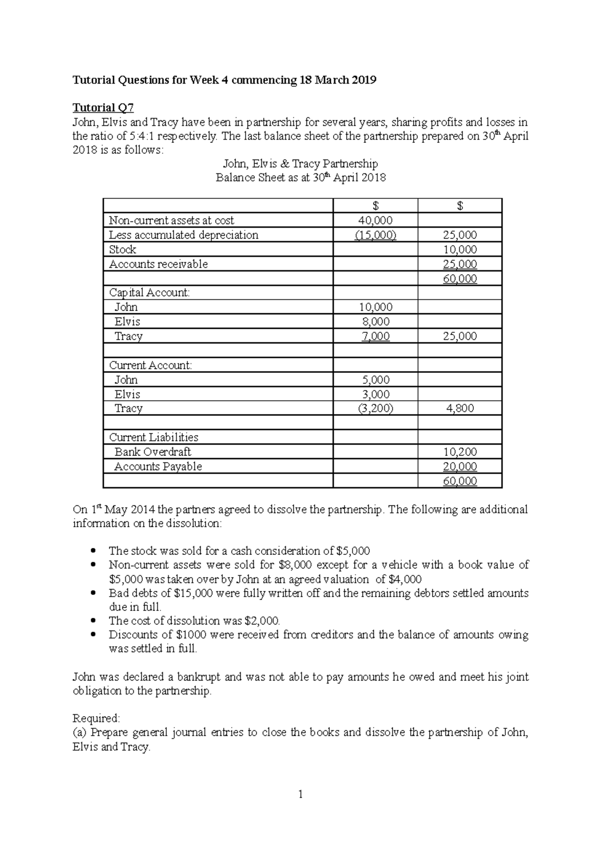 03 Tutorial Questions Week 4 (Auto Recovered) - Tutorial Questions for ...
