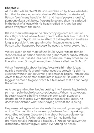 Diamond BOY Summary - Combination of personal and school summaries for the book. - Chapter 1 ...