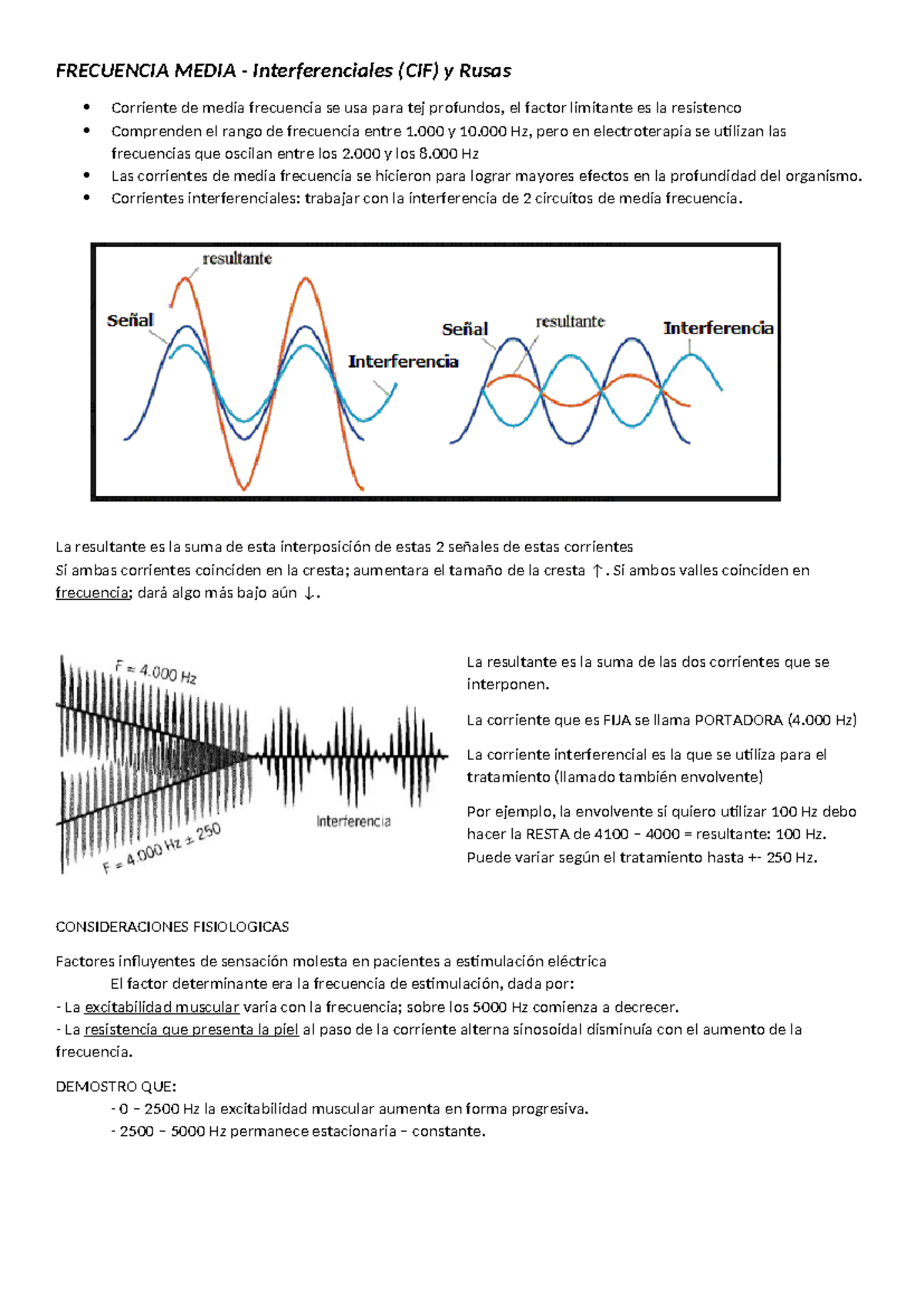 7ma Clase - Frecuencia Media (c. interferenciales) y ONDA Rusas ...