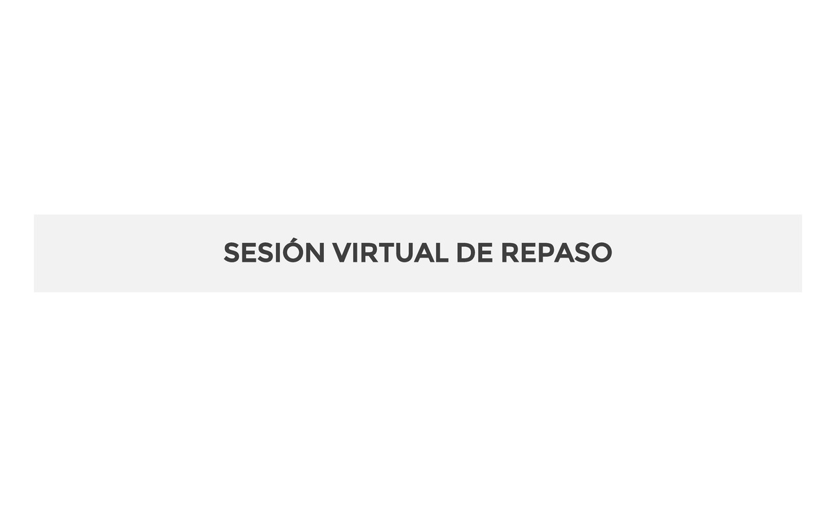 Sesión de repaso - SESIÓN VIRTUAL DE REPASO ALMACENAMIENTO Y ...