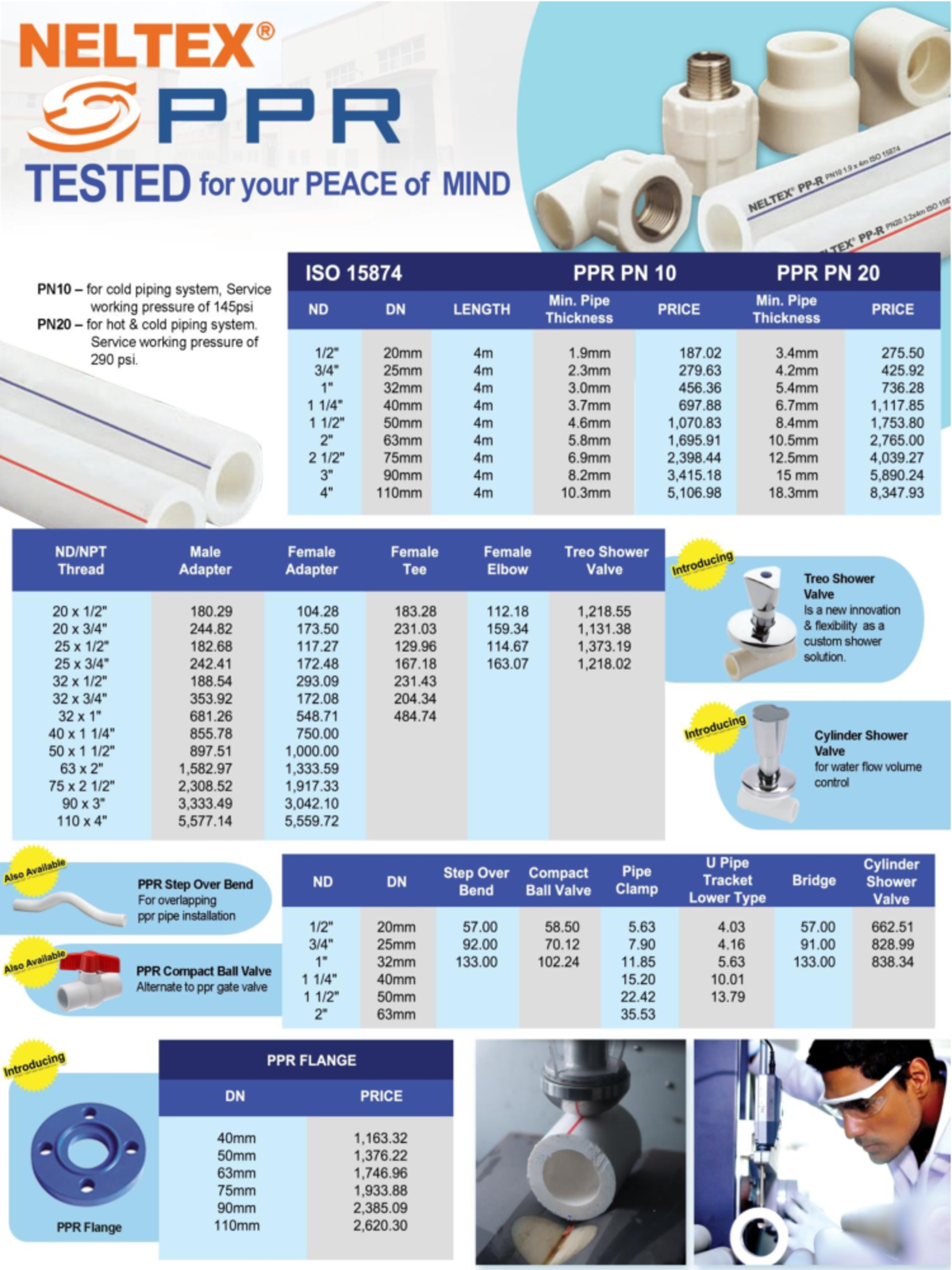 Neltex PPR Pricelist 2015 - BS Civil Engineering - Studocu
