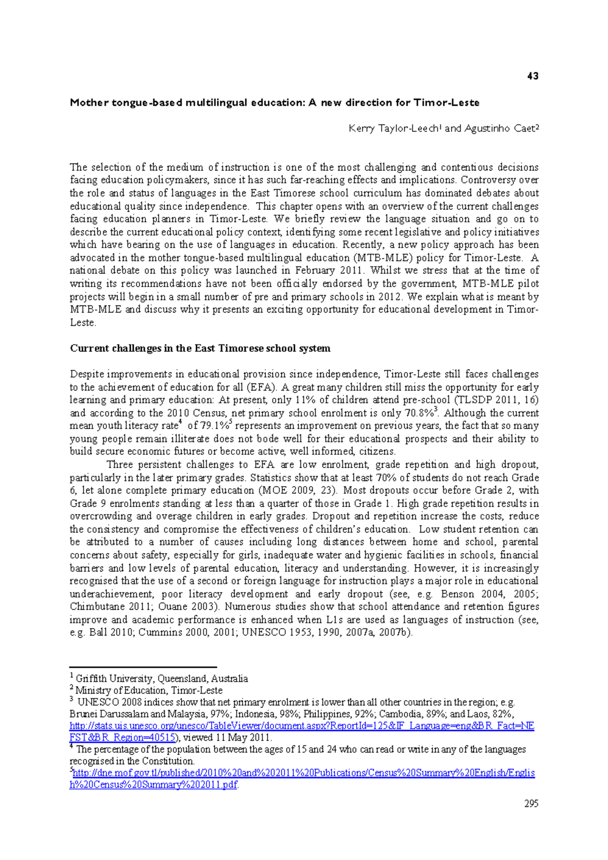 Mother tongue-based multilingual educati - Controversy over the role ...