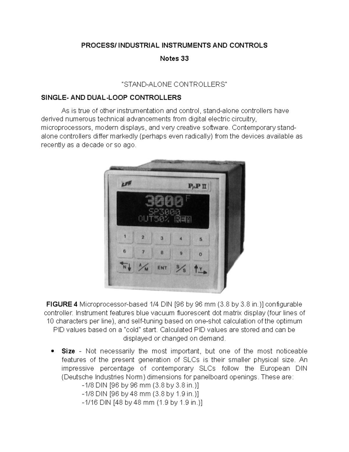 Process Industrial Instruments AND Controls(Notes 33) - PROCESS ...