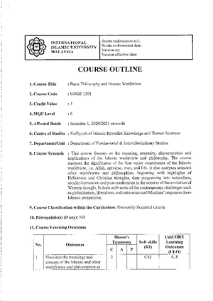 Individual Assignment UNGS - INTERNATIONAL ISLAMIC UNIVERSITY MALAYSIA ...