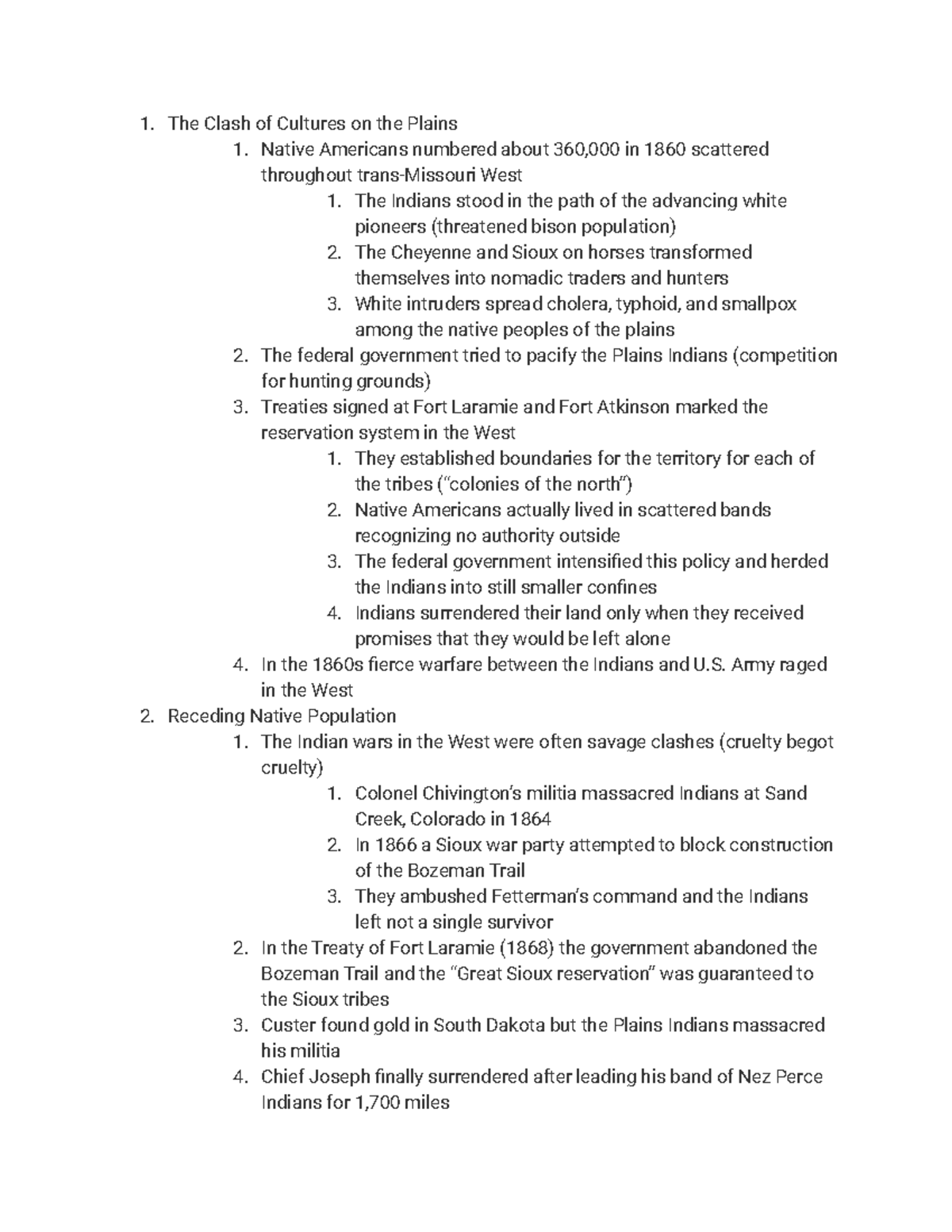 Chapter 26 The Great West and the Agricultural Revolution, 1865-1896 ...
