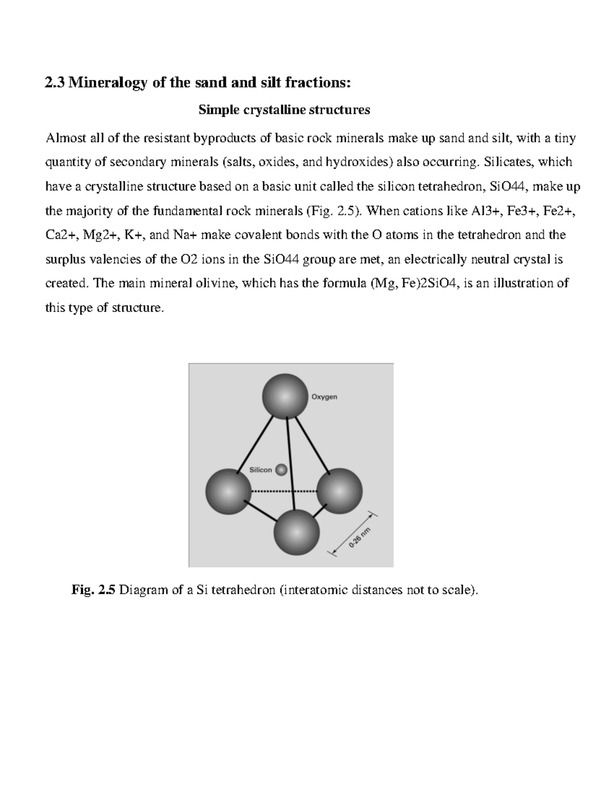 Principles and practice of science soil 6 - 2 Mineralogy of the sand ...