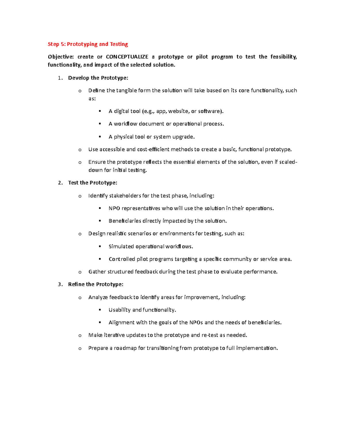 Step 5 Final - ie challenge - Step 5: Prototyping and Testing Objective ...