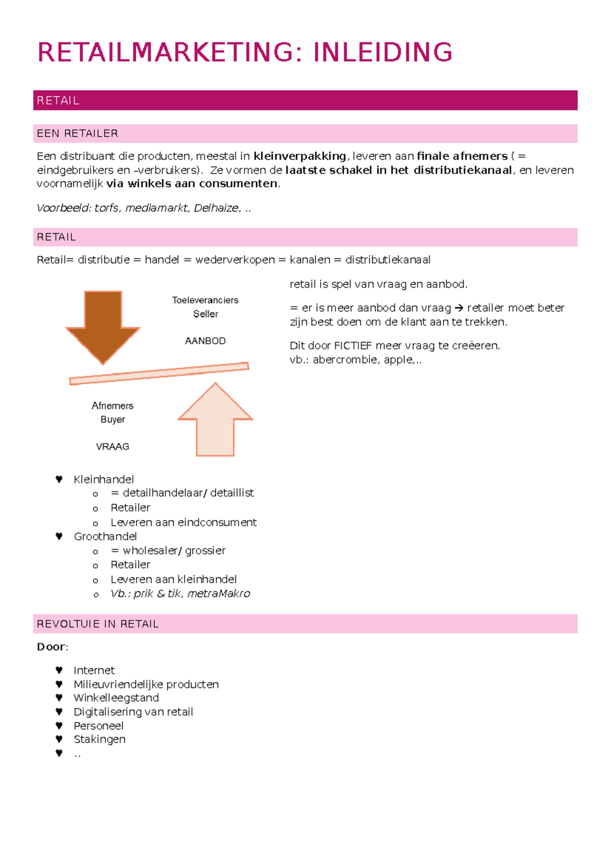 Samenvatting-Retailmarketing- detail- les - boek- complete ...
