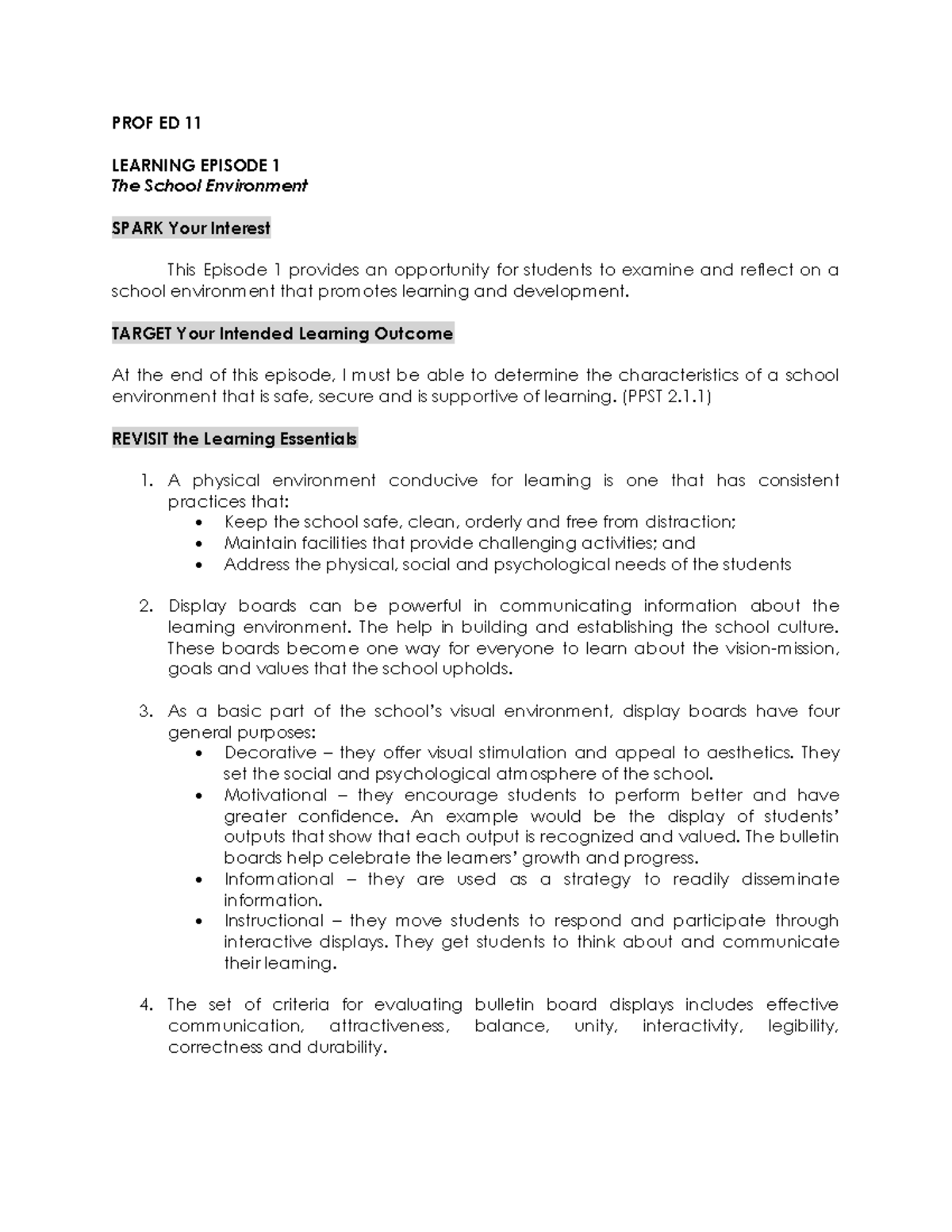 Episode 1 - Educational Technology - DLSU - Studocu