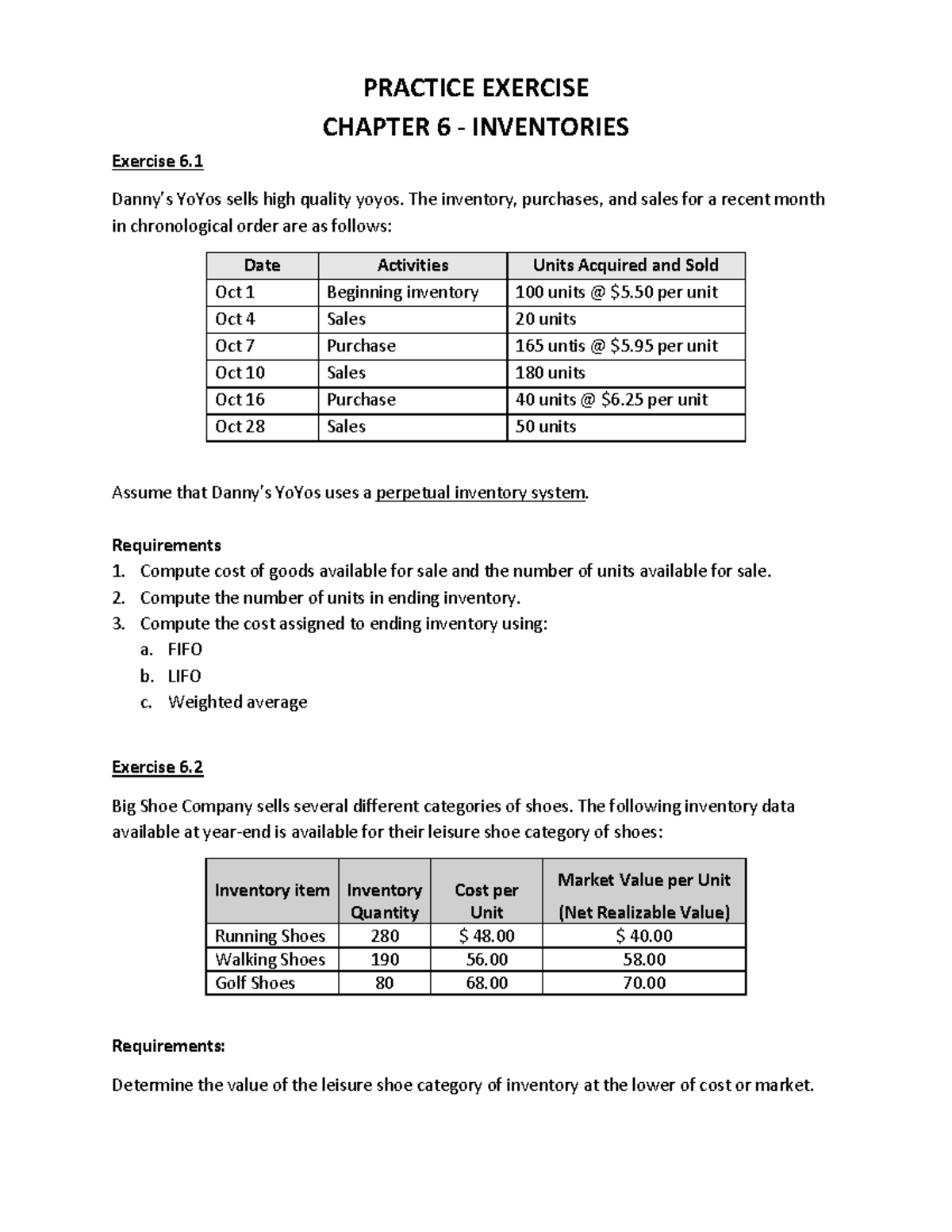 PE CH6 Question - This is the Practical Exercise for chapter 6 from ...