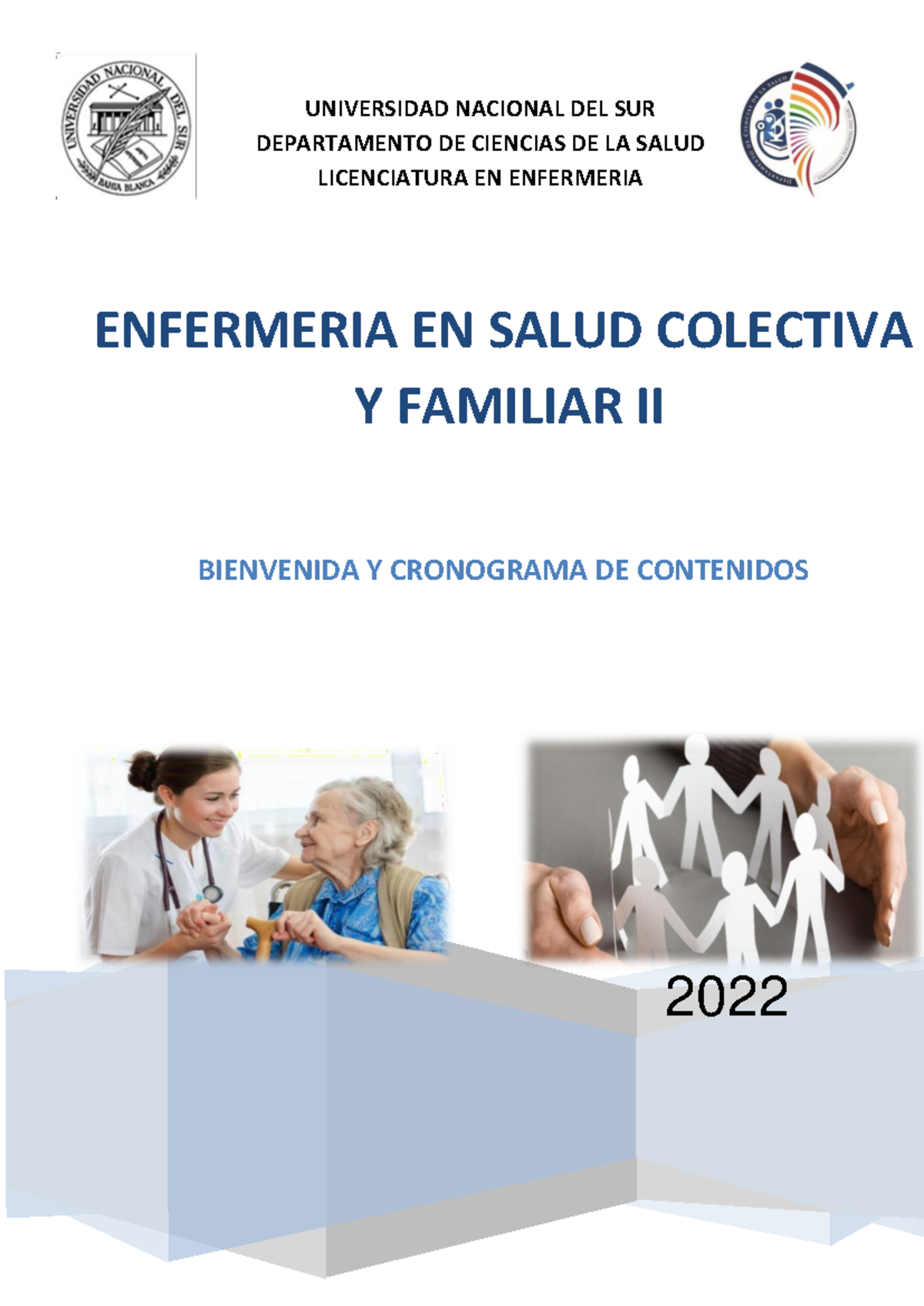 Bienvenida Y Cronograma ESCy FII 2022 - DEPARTAMENTO DE CIENCIAS DE LA ...