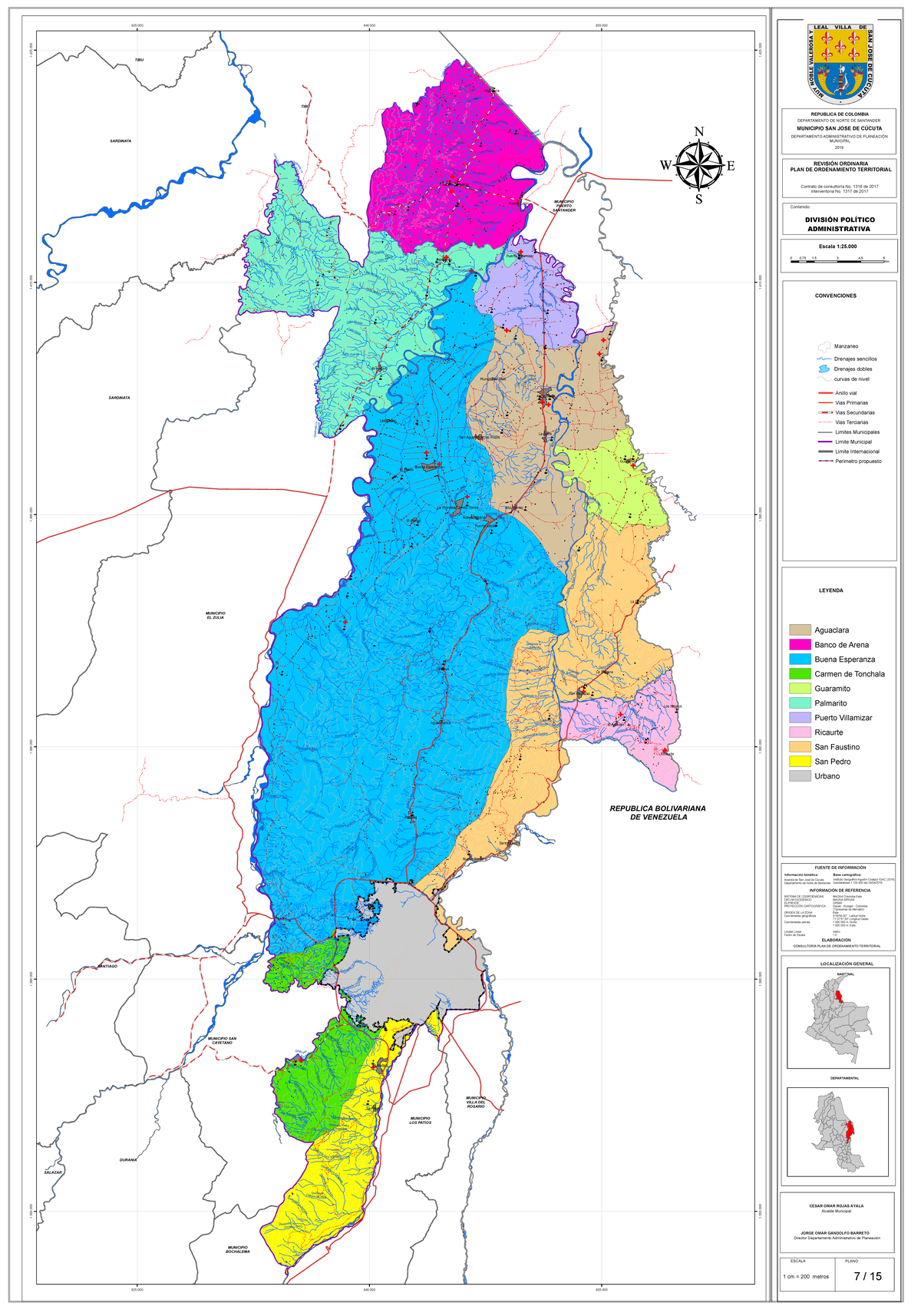 4 Division Politico Rural - MUNICIPIO BOCHALEMA DURANIA MUNICIPIO LOS ...