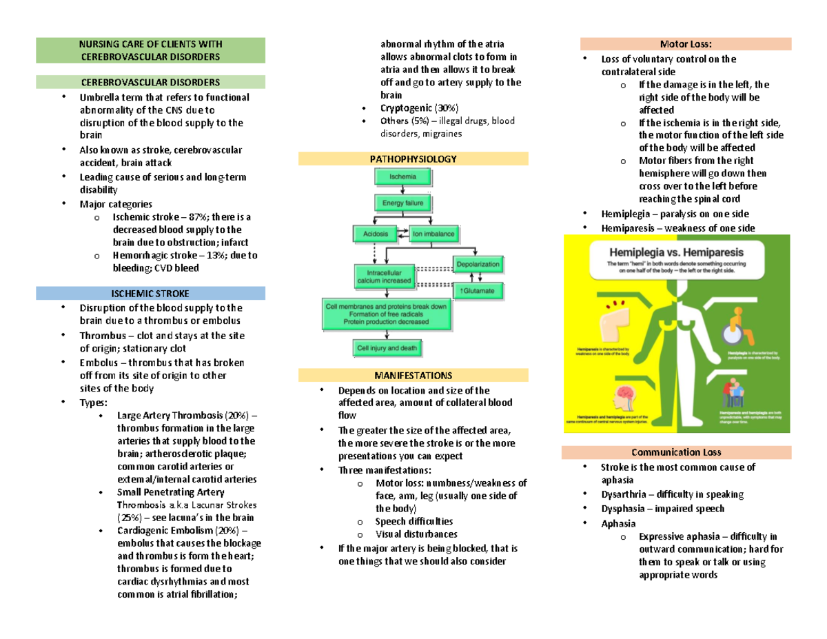 WEEK 10 NCM 116 Postmidterms - NURSING CARE OF CLIENTS WITH ...