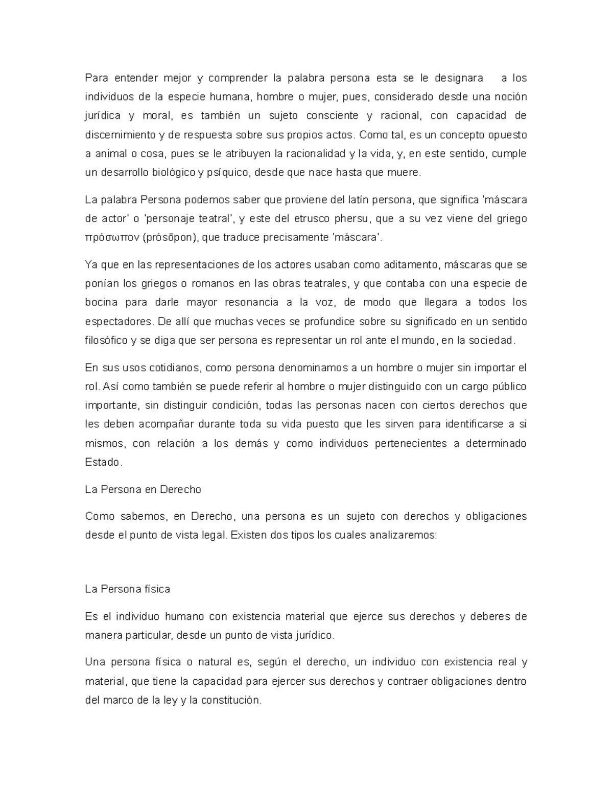 Actividad intgradora 10 cuartillas lectura de derecho - Para entender ...