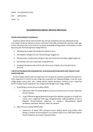 Tugas 1 - njjjj - 2 NAMA : MUHAMAD AFIFUDIN NIM : 2200016041 KELAS: B ...