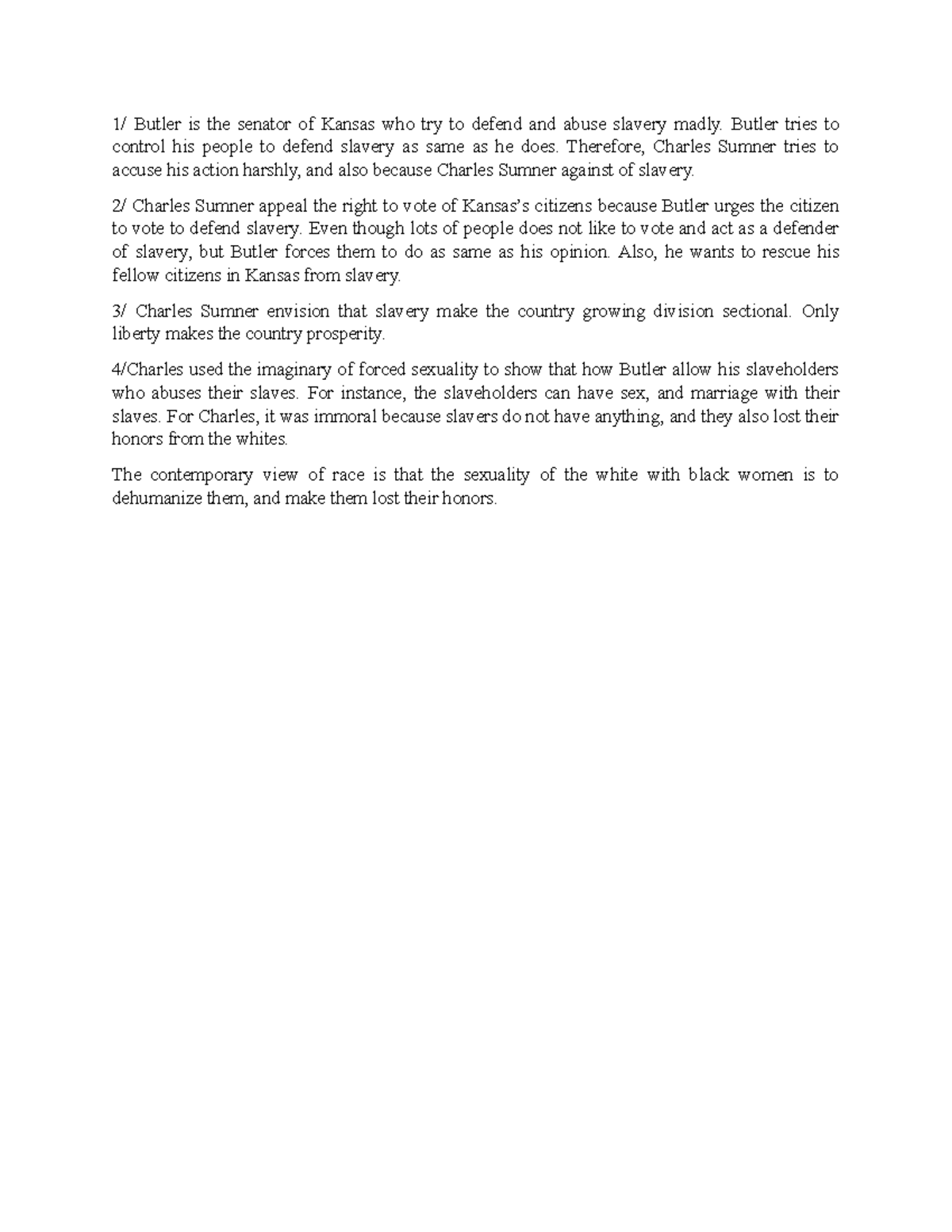 Bleeding kansas - This is the homework from the class " US history 170 ...
