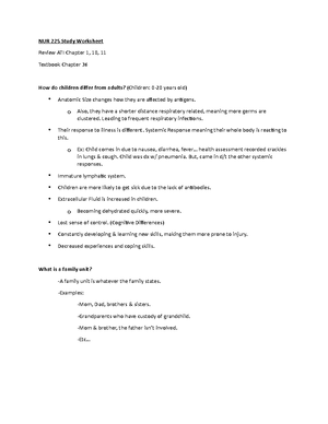 Patho I Week 2 Case Studies - PATHOPHYSIOLOGY I - MODULE 2 - Class ...