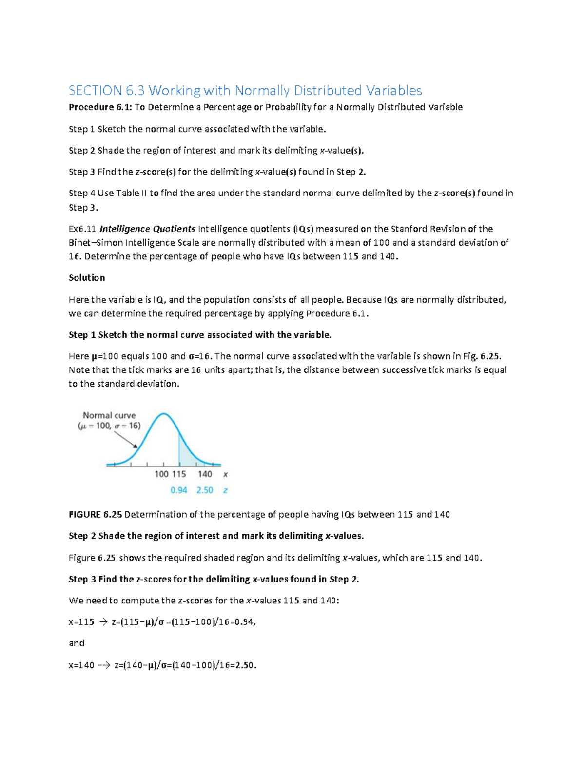 Section 6 - Instructor: Reena Mathur - SECTION 6 Working with Normally ...