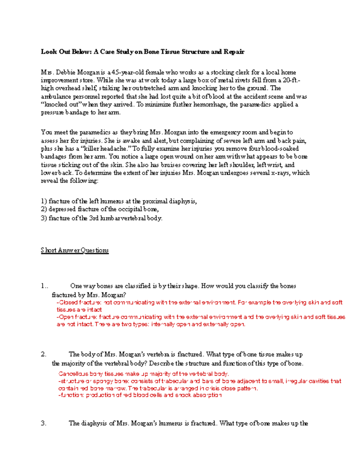 Ch 6 Bone case study - Look Out Below: A Case Study on Bone Tissue ...