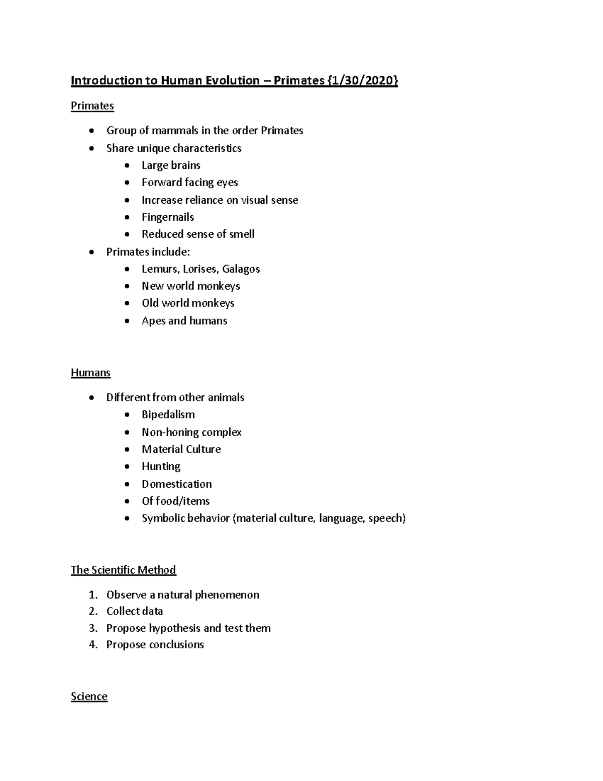 Anthropology 102 - Primates - Warning: TT: undefined function: 32 ...
