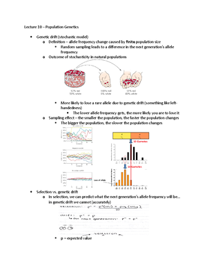 Lecture 7- Hardy-Weinberg Equilibrium - Lecture 7 – Hardy-Weinberg ...