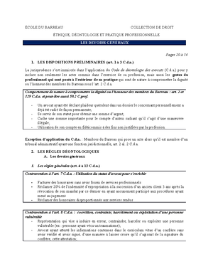 Déontologie - Rappel pratique sur le secret professionnel - ANNEXE 1 ...