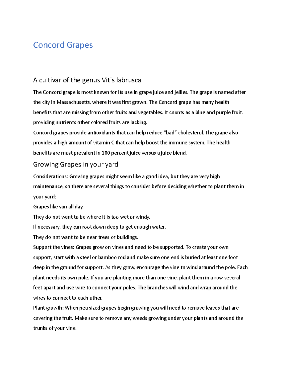 L5 T1 try1 concord grapes lines starter - Concord Grapes A cultivar of ...