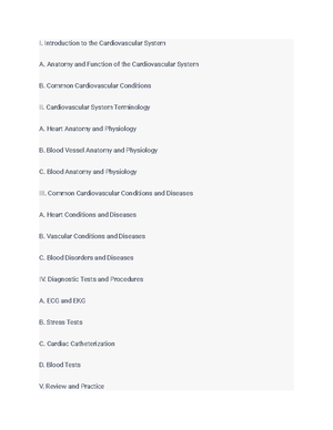 Medical Terminology - I. Introduction to the Respiratory System A ...