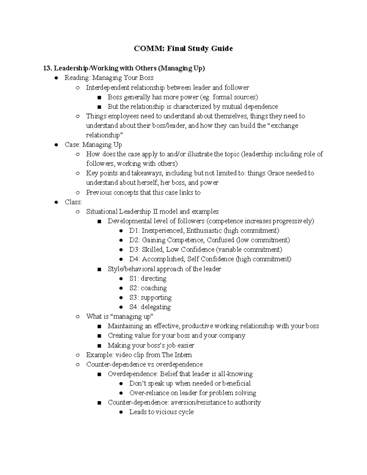 COMM Final Study Guide - Summary Foundations of Commerce - COMM: Final Study Guide - Studocu