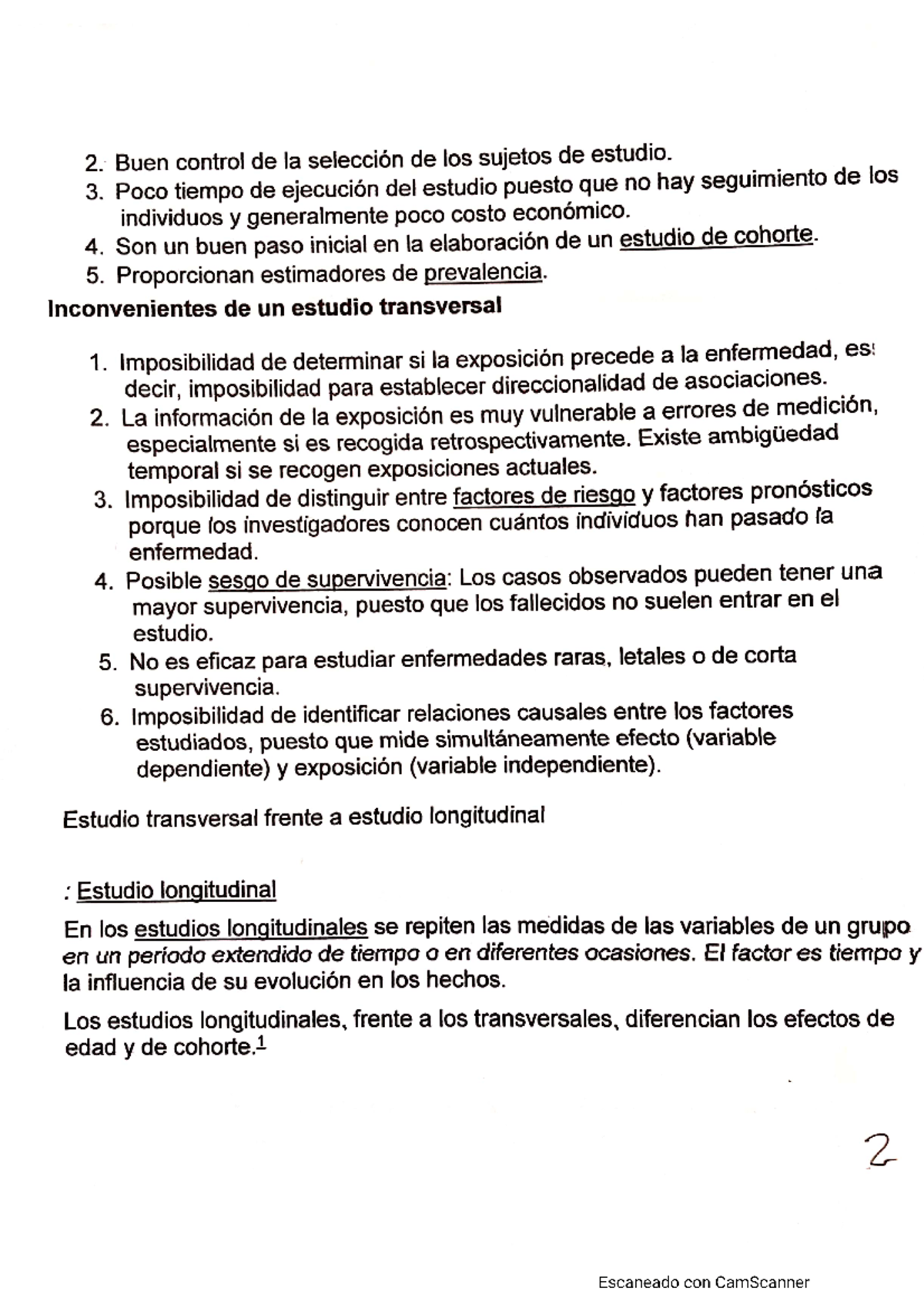 El estudio transversal se define como un tipo de investigación ...