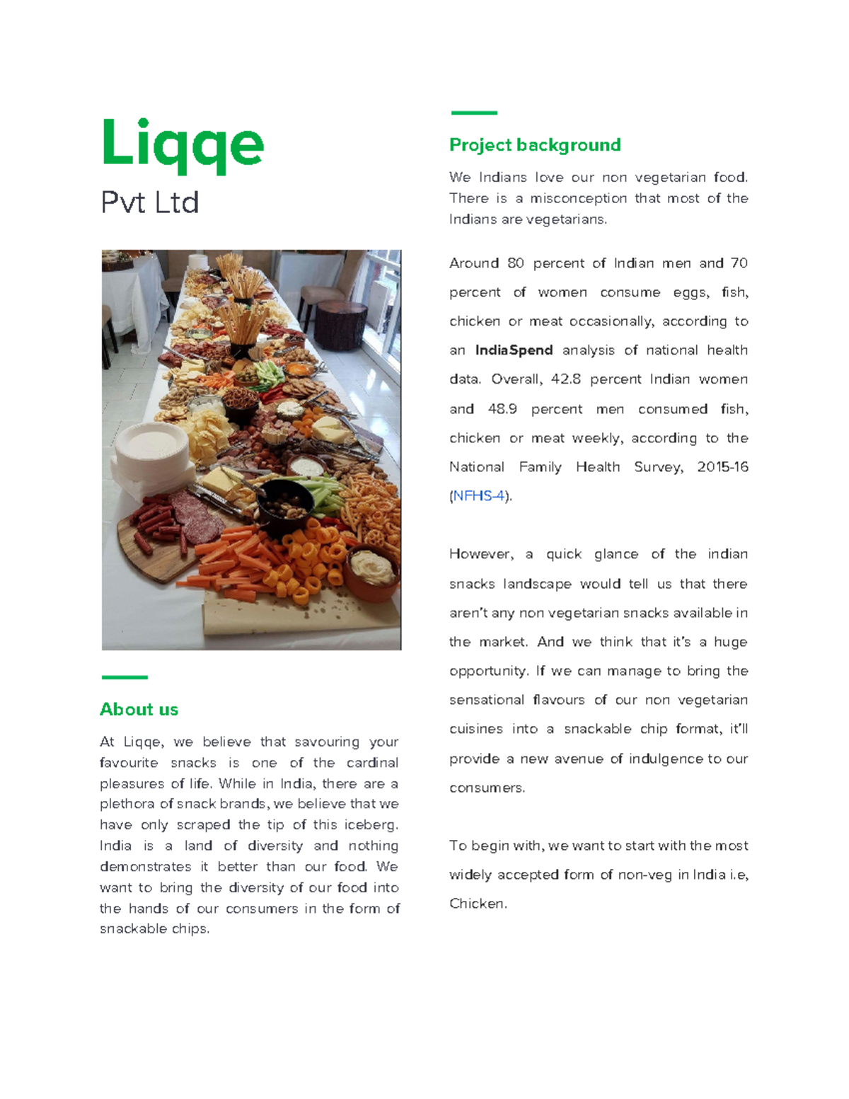 Flavour brief revised - Liqqe Pvt Ltd About us At Liqqe, we believe ...