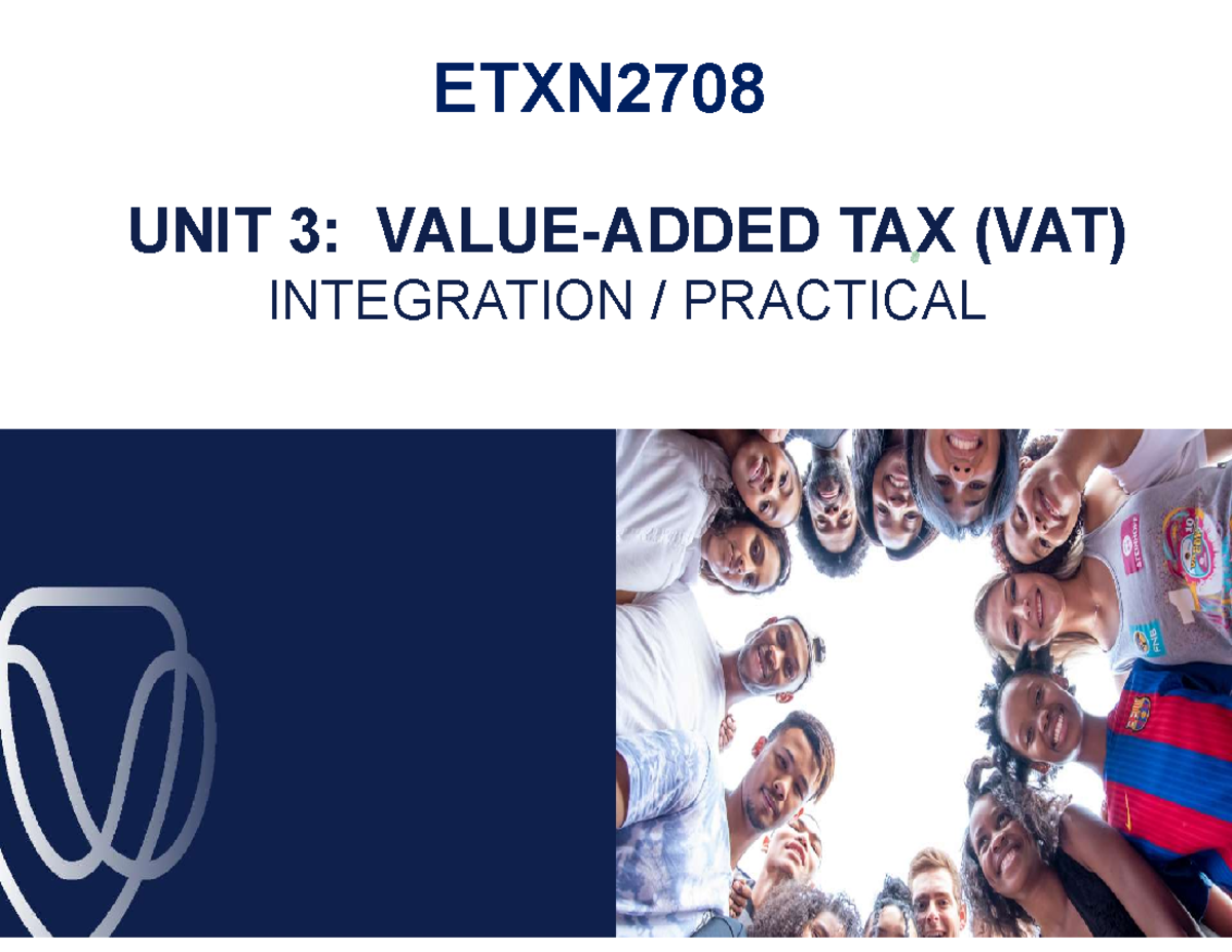 Bb Collab VAT Integration 3Aug - +27 (0)51 401 0000 • e-mail • ufs.ac ...