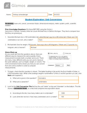 The Founder Worksheet - math - Name: Lindsay Schassberger Date: 1 ...