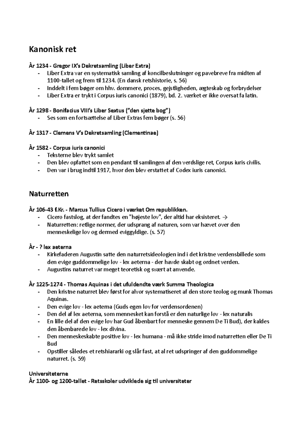 Retshistorie-kanonisk ret - Kanonisk ret År 1234 - Gregor IX’s ...