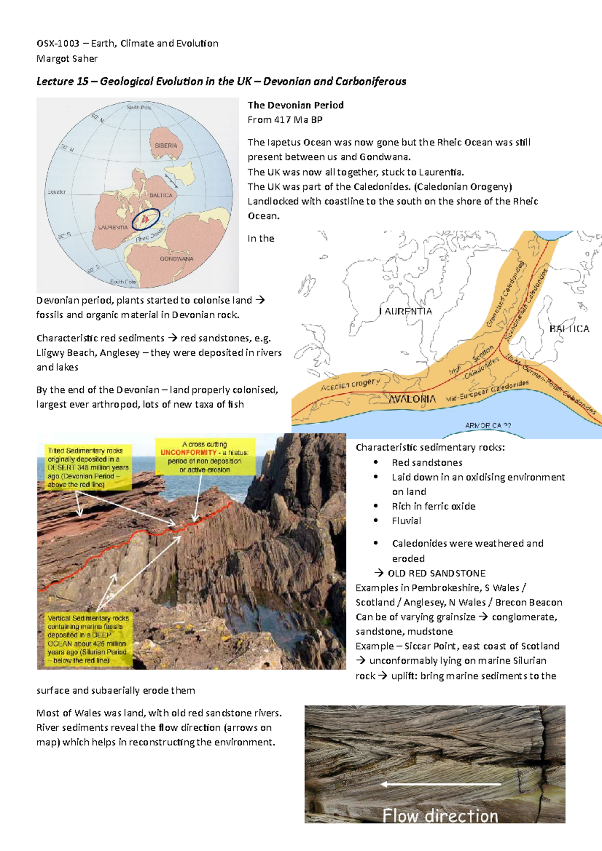Lecture 15 - Devonian and Carboniferous - OSX-1003 – Earth, Climate and ...
