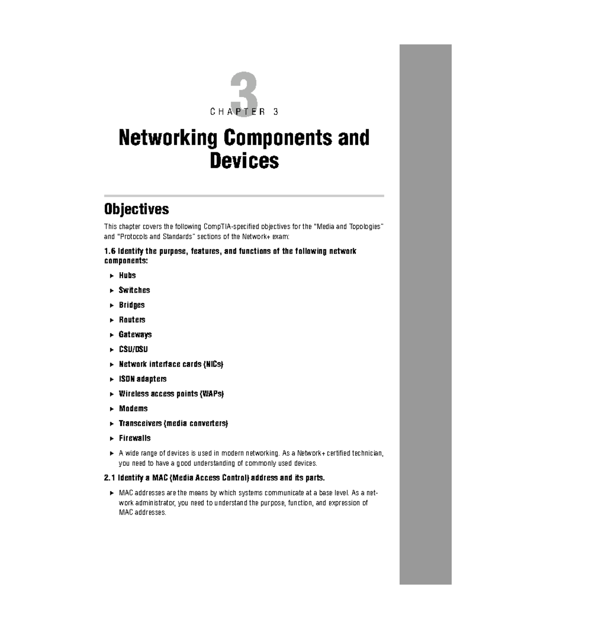 Handouts Network devices CN - C H A P T E R 3 3 Networking Components ...