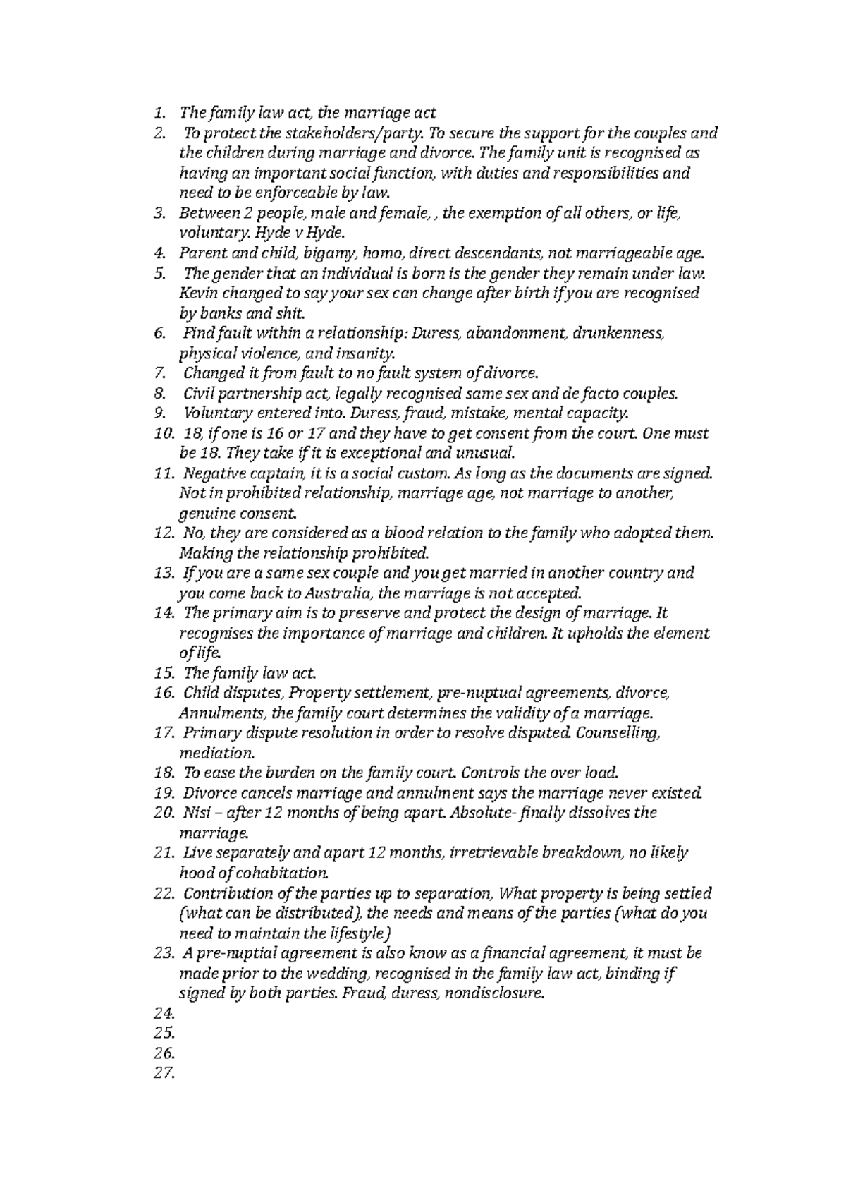 The Family Law Act To Secure The Support For The Couples And The
