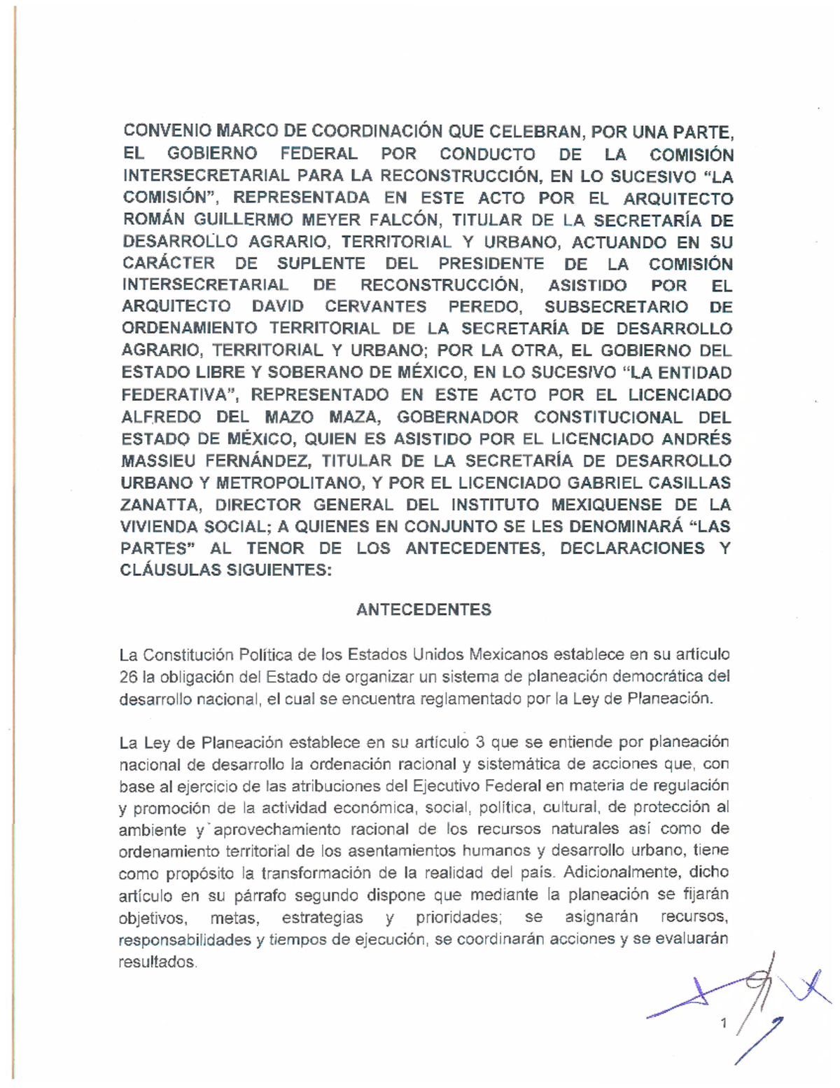 03 Convenio Marco de Coordinaci n M xico- Articulo Sobre Planeacion - La Ley de Planeación ...