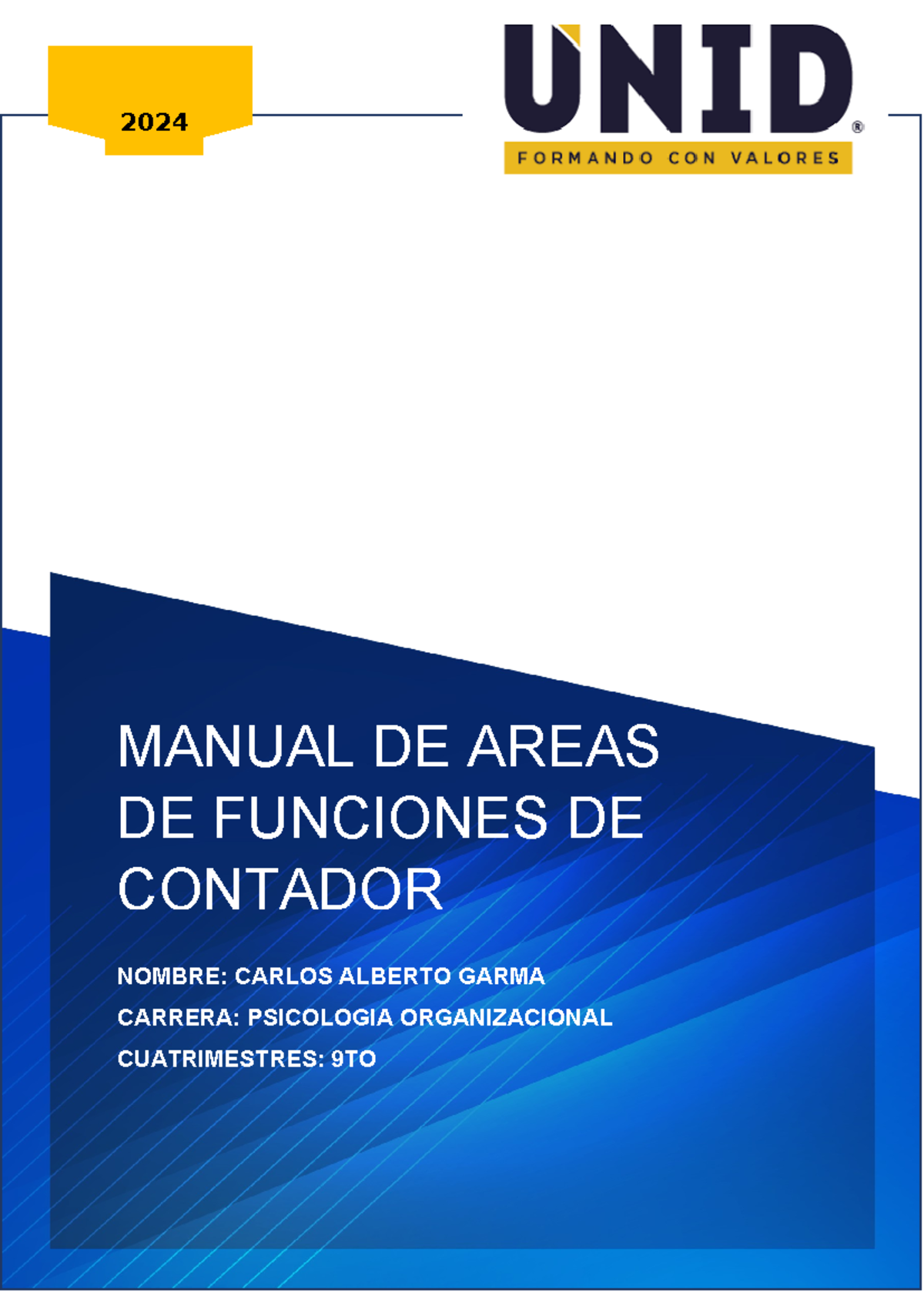 Avance de proyecto 1 - sicnsondc - FE NOMBRE: CARLOS ALBERTO GARMA ...